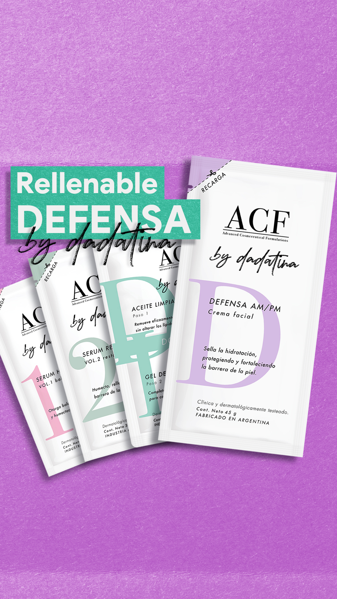 Rellenable Defensa by Dadatina - No podria ser mas facil de usar - Dadatina