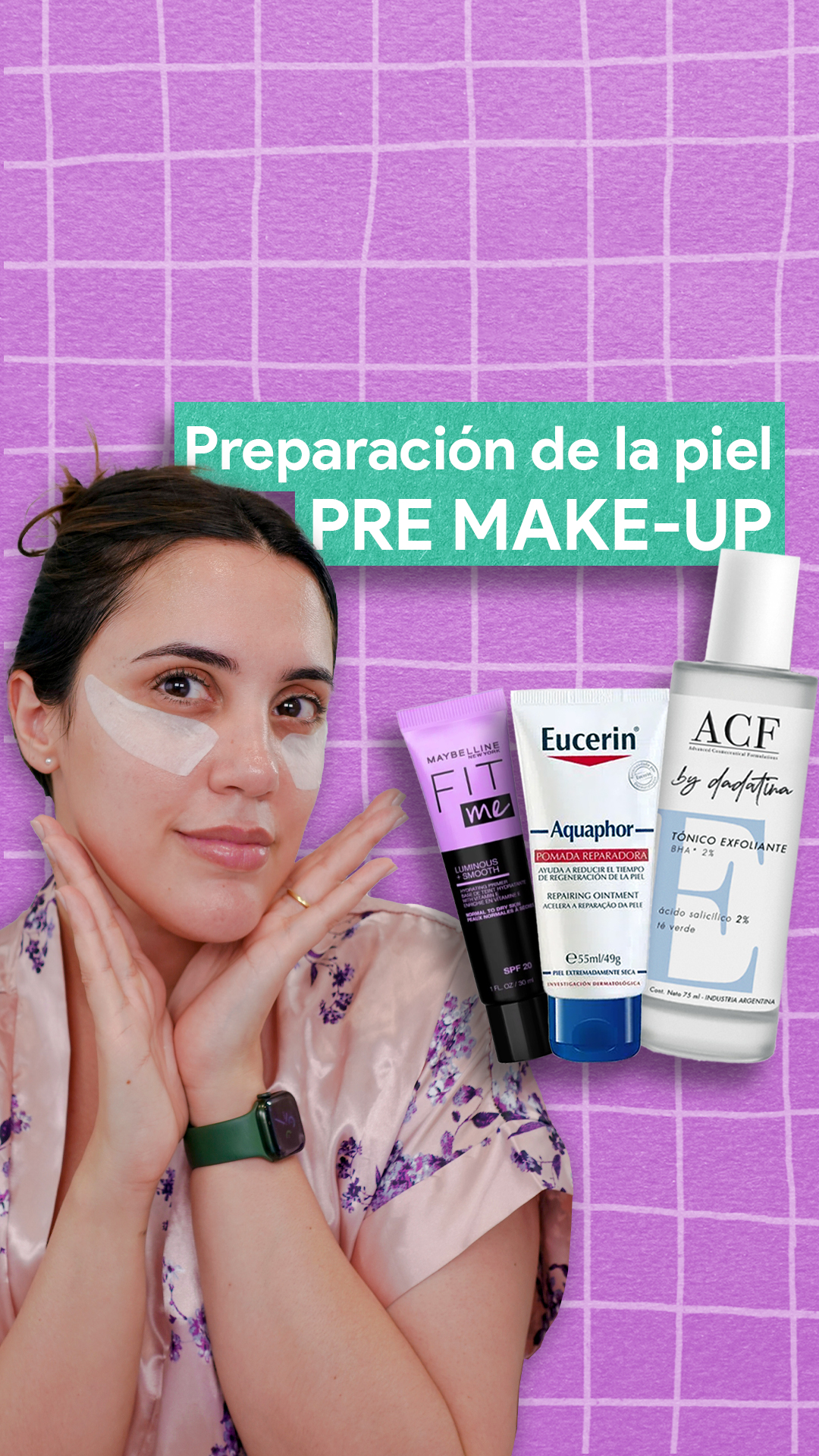 Preparacion de la piel PRE MAKE UP - Dadatina