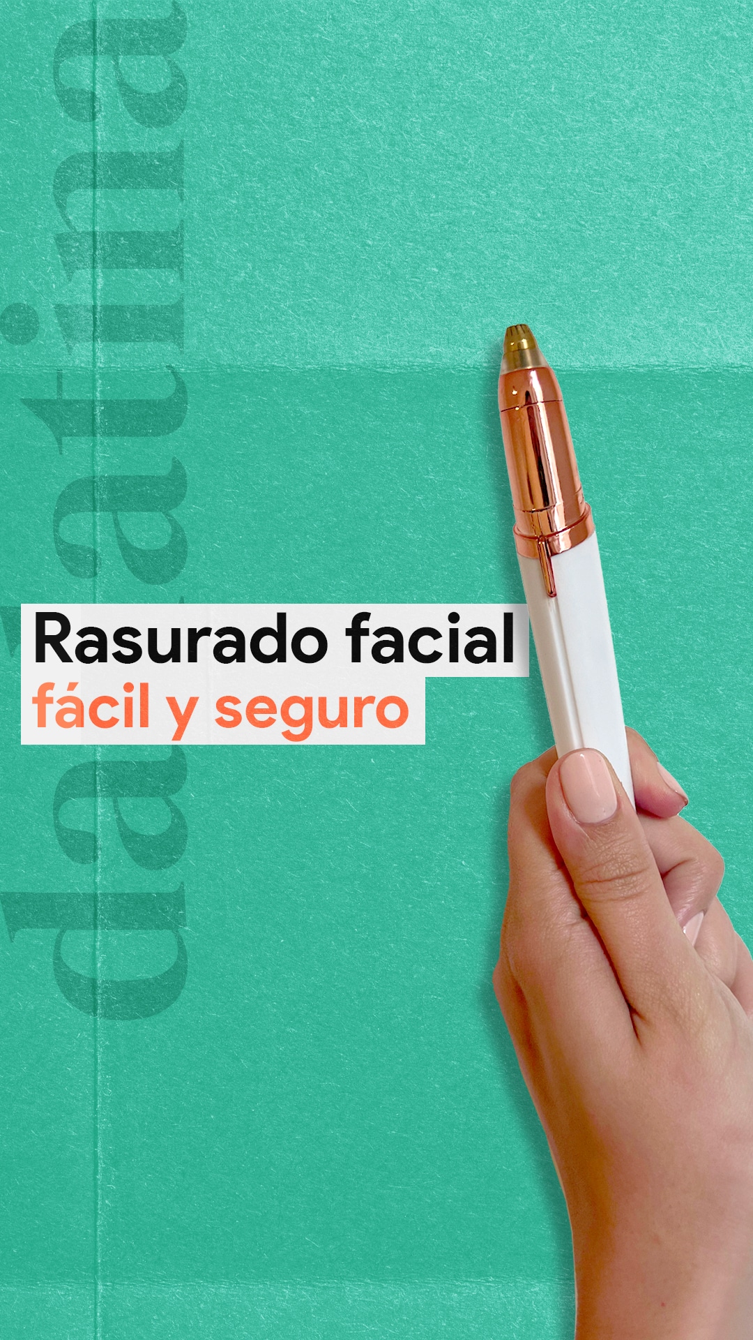 Rasurado facial - Facil y Seguro - Dadatina